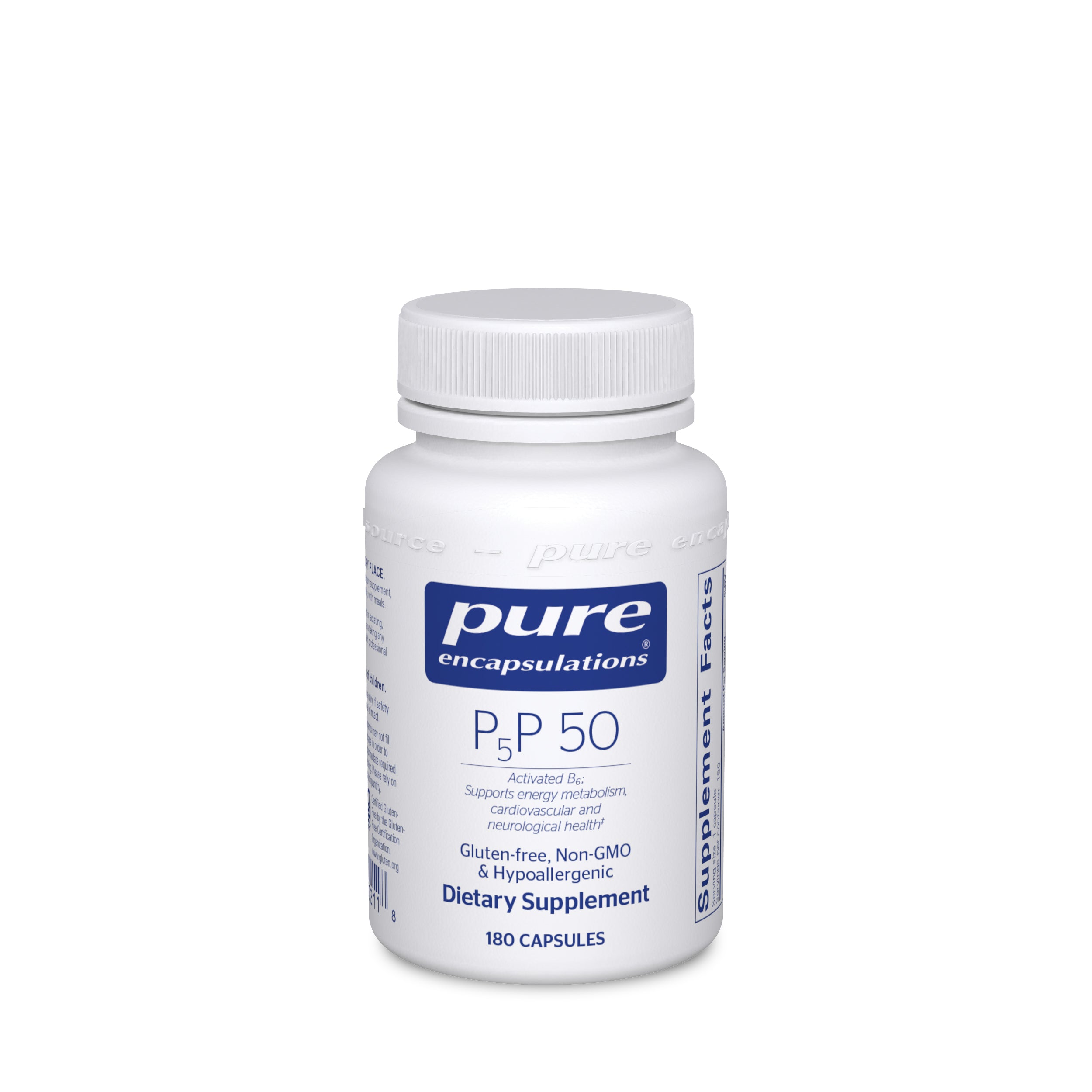 P5P 50 activated B6 180 caps – PalmHealth